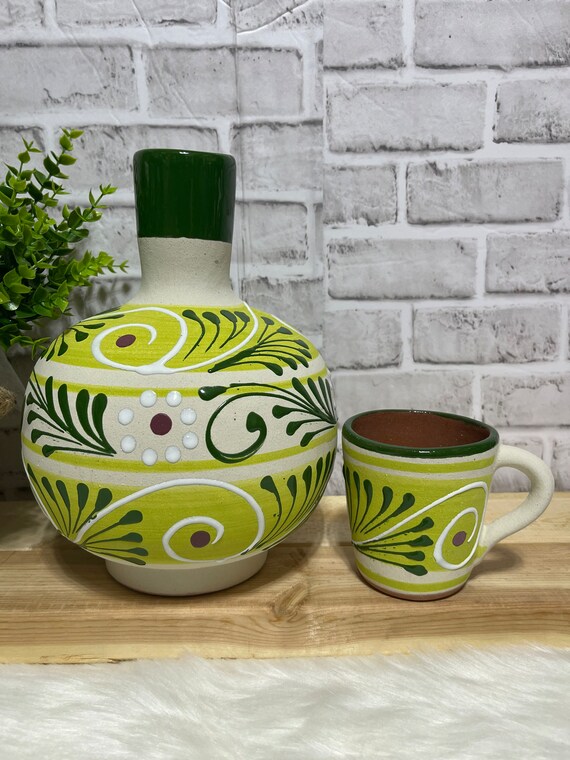 Authentic Hand Crafted Ceramic/terracotta Water Jug/ Botellon - Etsy