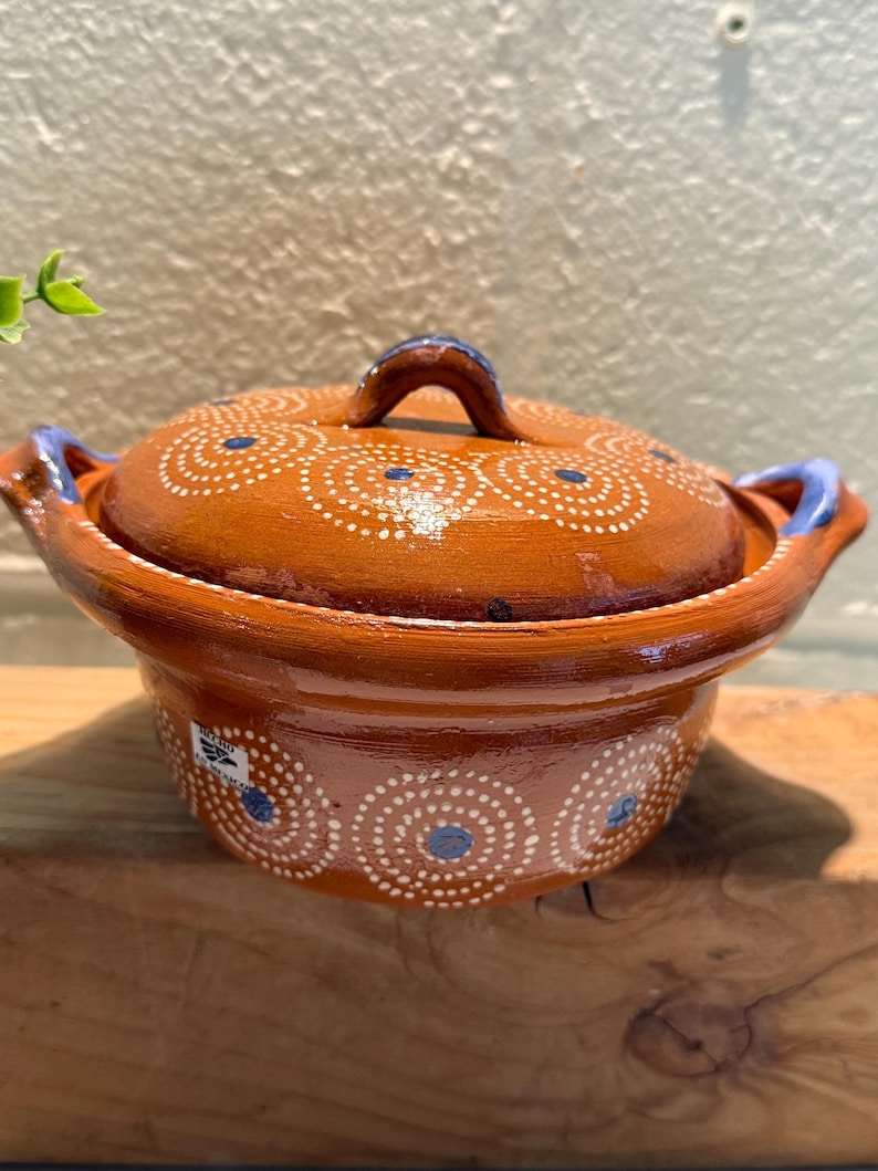Vintage Handmade Cazuelita De Barro: 6" Mexican Casserole - Etsy