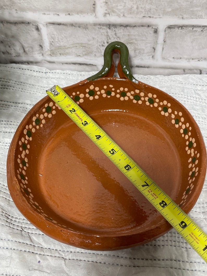 Mexican Terracotta Fry Pan Cazuelas/handmade/sarten De Barro - Etsy
