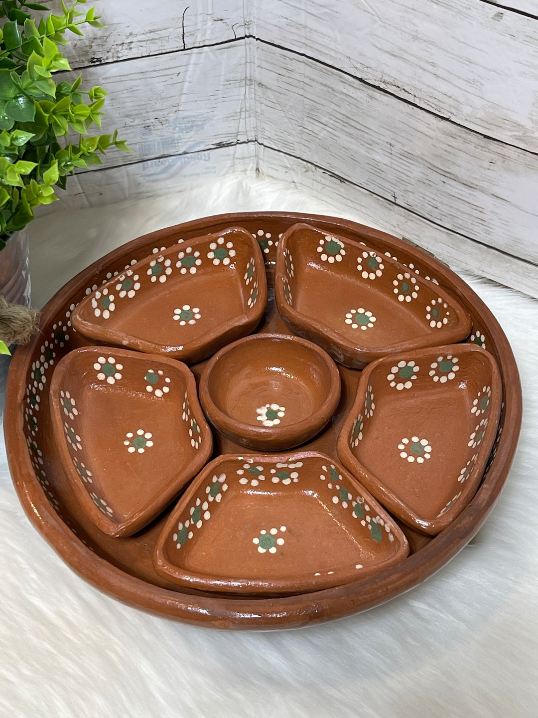 Handmade Authentic Mexican Snack Tray Gift Set/ Botanero Rustico De ...