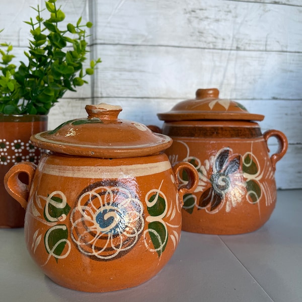 Small Clay Mexican Pots - Etsy
