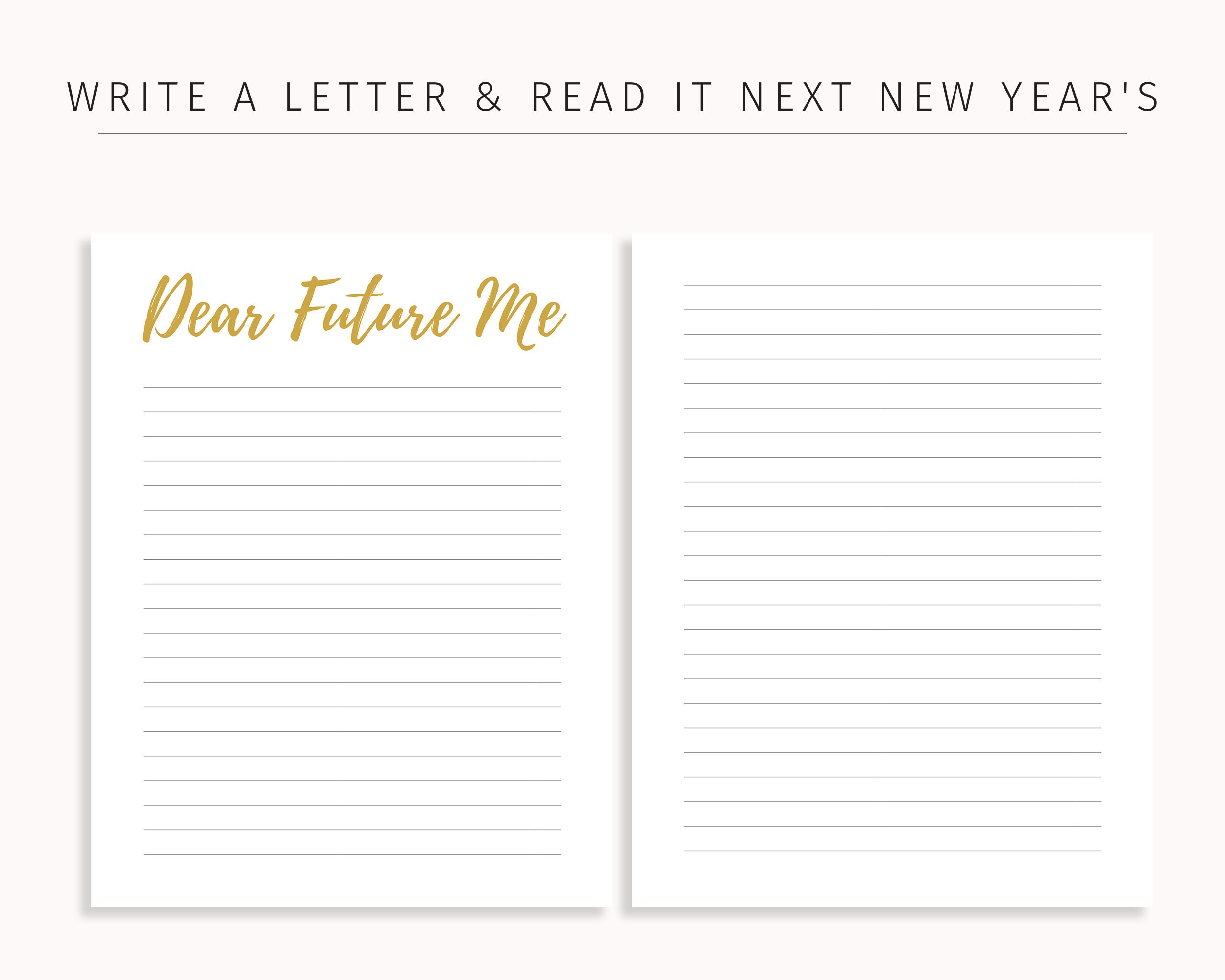 New Years Resolution Kit New Years Journal New Years Planner Printable ...