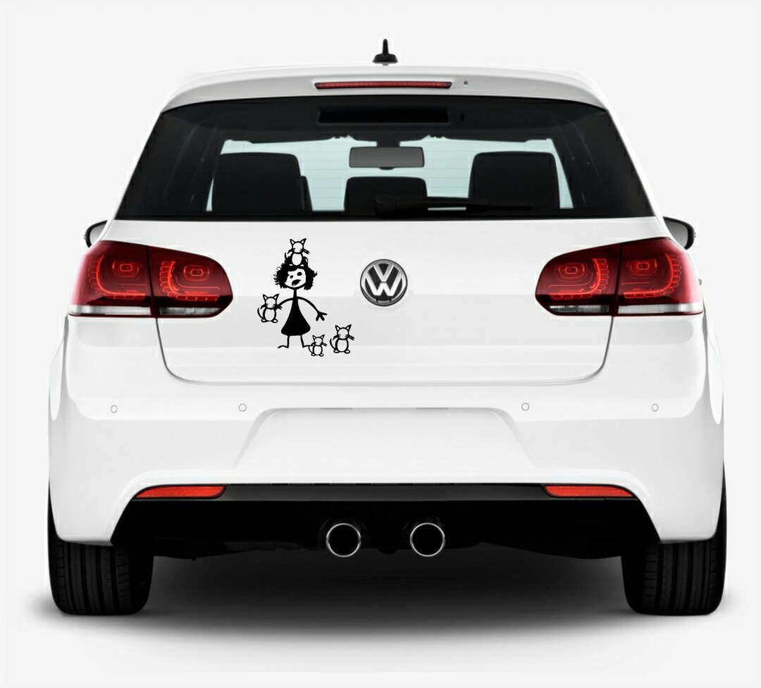 Crazy Cat Lady Car Decal en diferentes colores y tamaños. - Etsy España