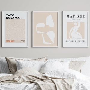 3er Poster Set Matisse, Kusama Art Physical Product Abstract Wall Art ...