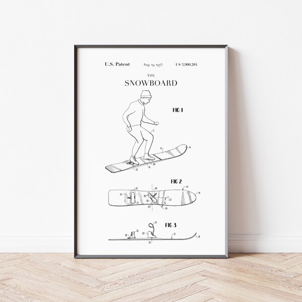 Snowboard Art - Etsy
