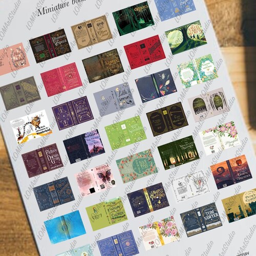 Downloadable Vintage 35 Book Covers Set. Antique Printable - Etsy