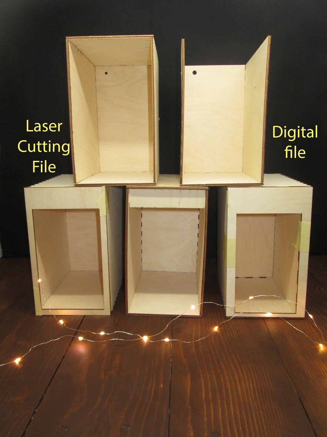 Book Nook Box 5 Models, Digital Download DFX DIY, Laser Cutting File - Etsy
