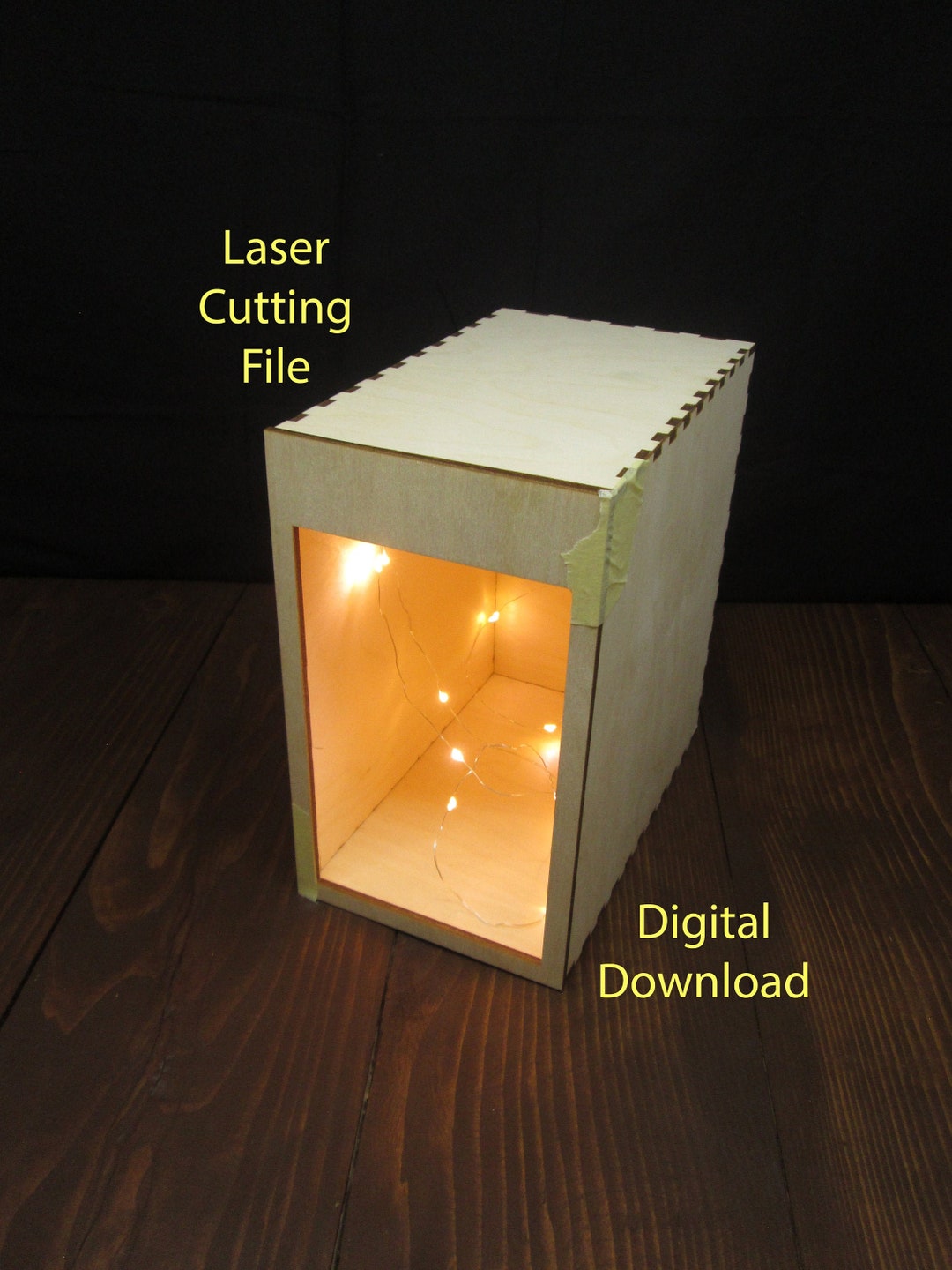 Book Nook Box With a Facade, Digital Download DFX DIY, Laser Cutting ...