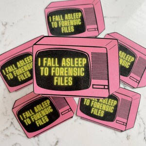 Forensic Files, True Crime Sticker, Crime Junkie, SSDGM, True Crime Fan ...