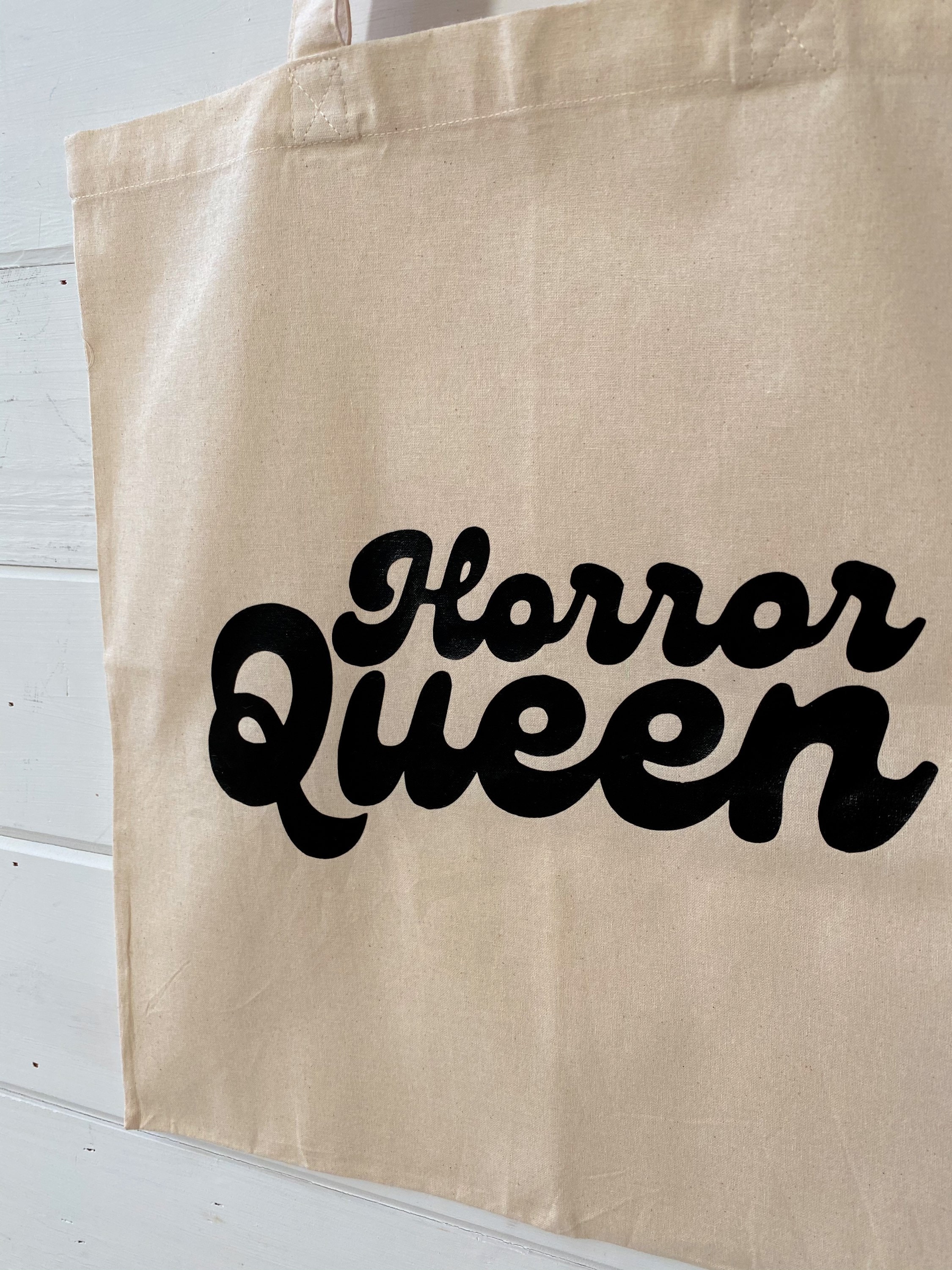 Horror Queen Canvas Tote Bag Horror Bag-Horror Purse Horror | Etsy