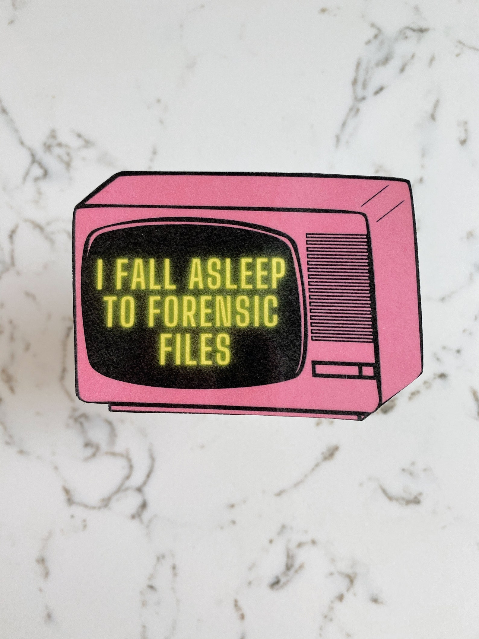 Forensic Files True Crime Sticker Crime Junkie SSDGM True - Etsy