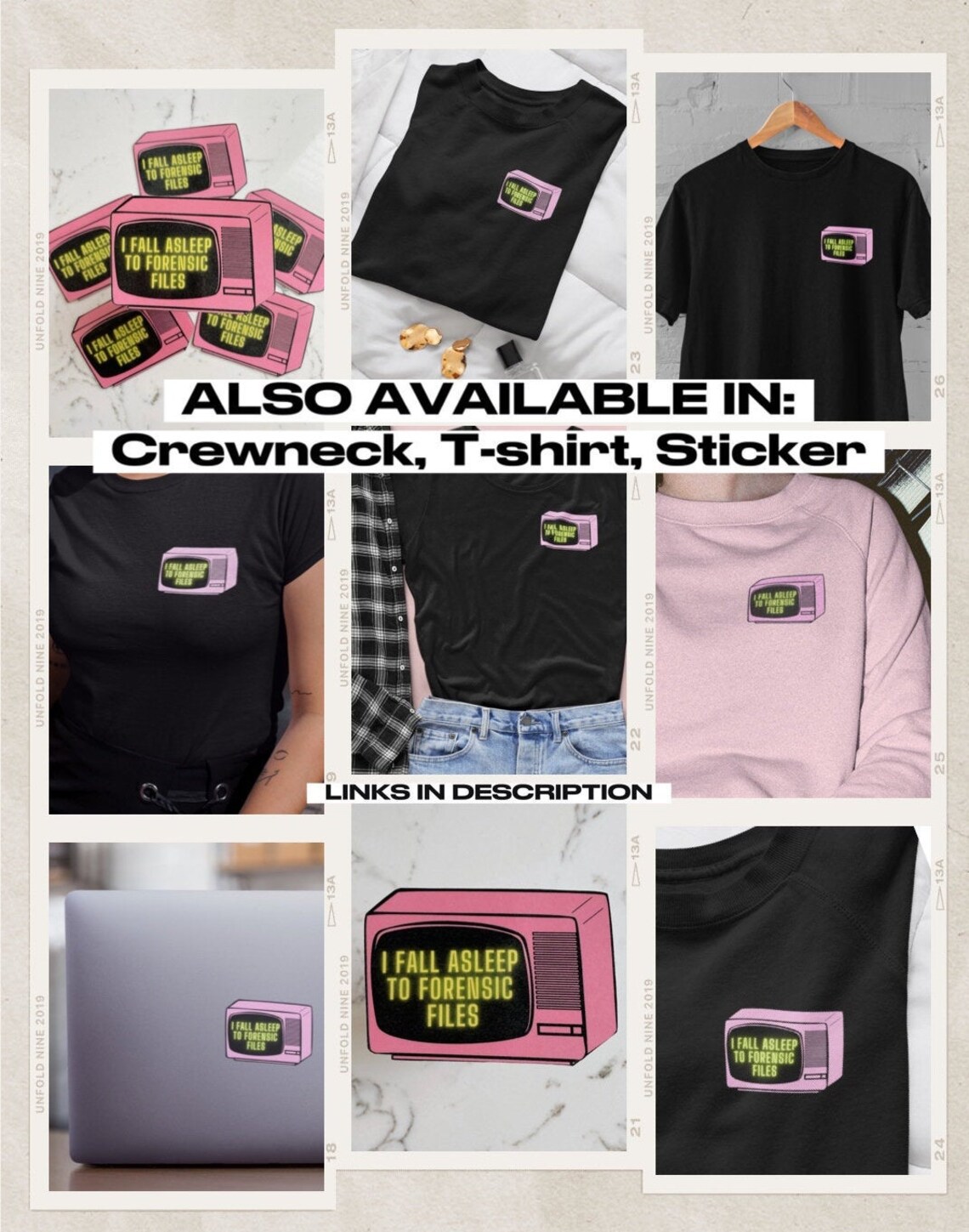 Forensic Files True Crime Sticker Crime Junkie SSDGM True - Etsy