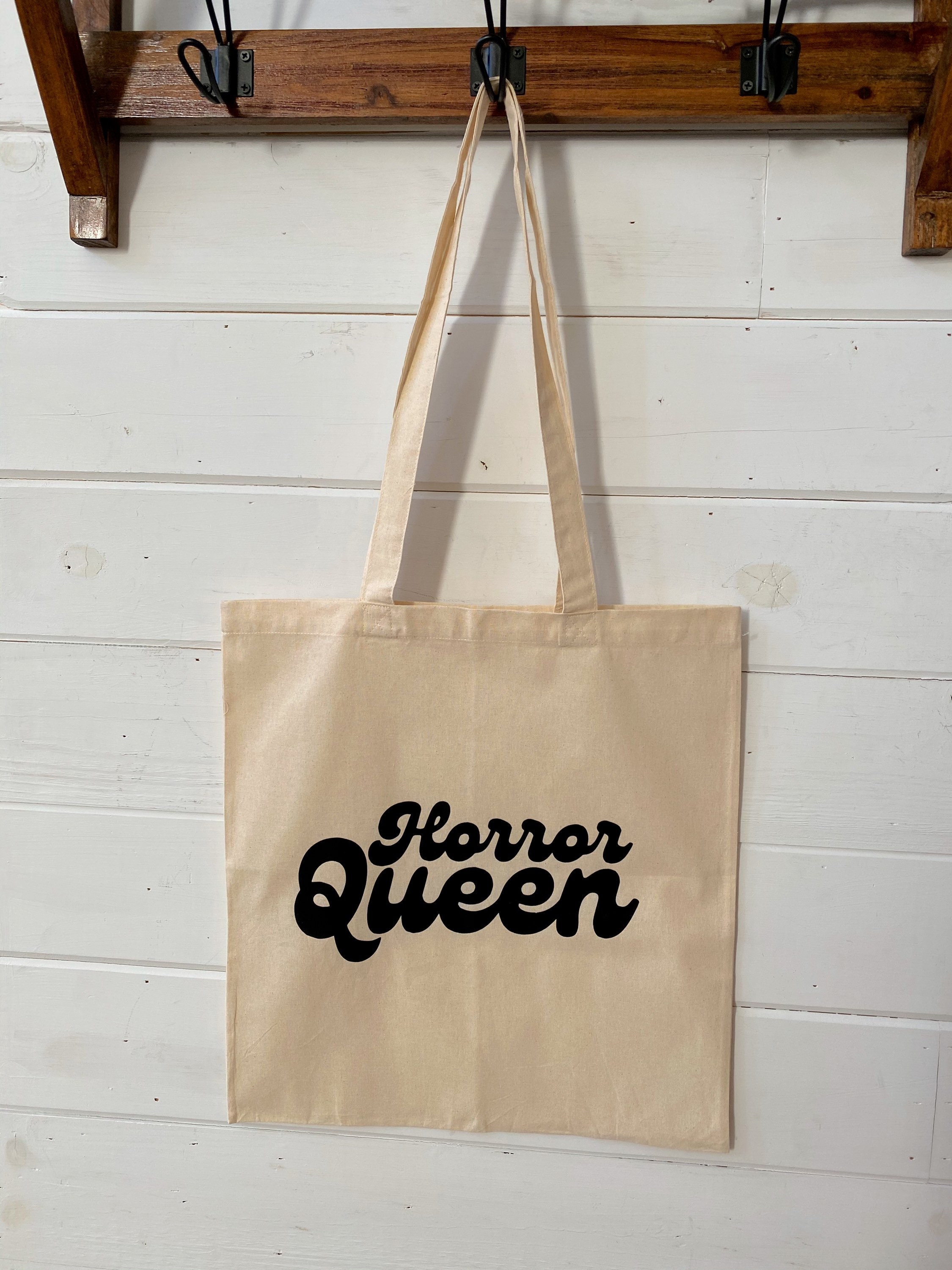Horror Queen Canvas Tote Bag Horror Bag-Horror Purse Horror | Etsy