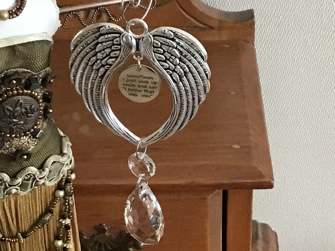 Memorial Angel Wings Sun Catcher, In Loving Memory Gift - Etsy Österreich