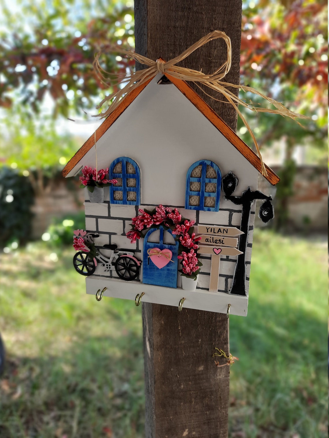 House Key Holder Wall Decor Custom Gift Couple Gift House - Etsy