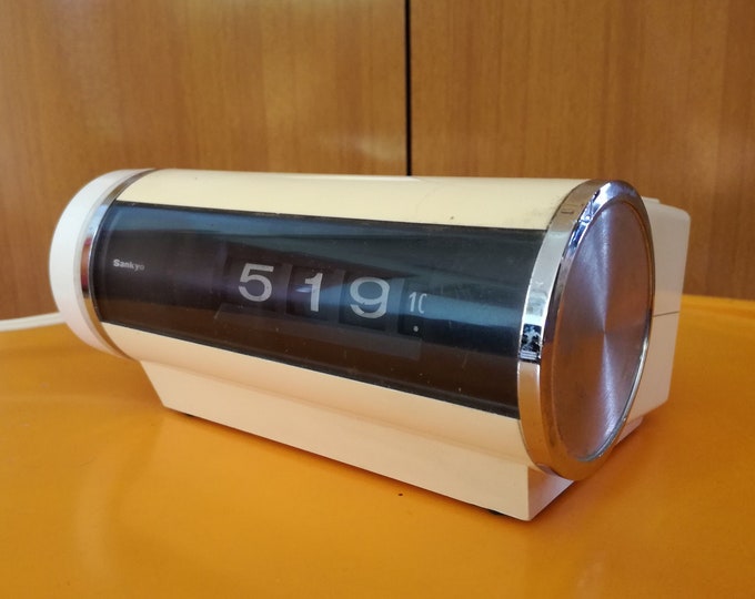1970s Sankyo Flip Clock / 70s Alarm Clock Sankyo, Made in Japan - Etsy