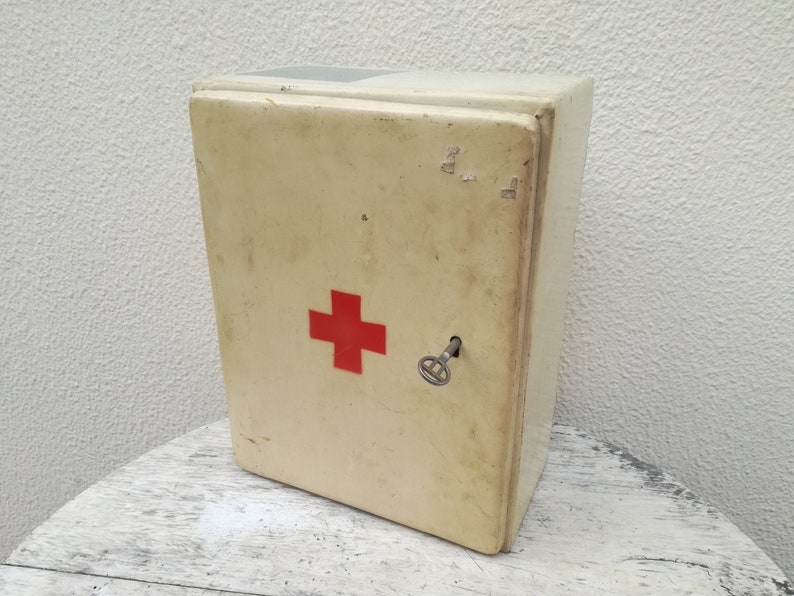 Vintage First Aid Box, Made in Yugoslavia / 1980s Industrial First Aid ...