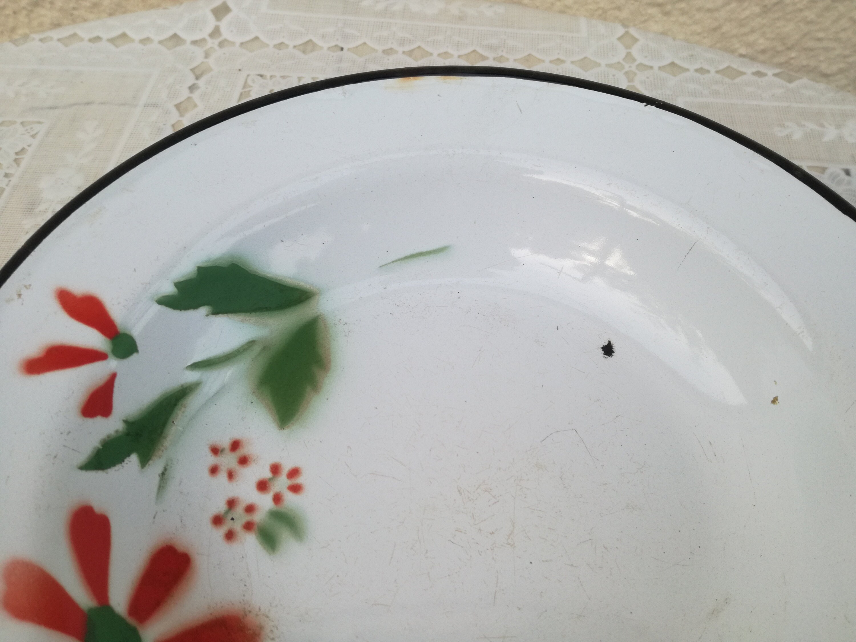 1960s Enameled Plate EMO Celje / Vintage Enamel Plate, Made in ...