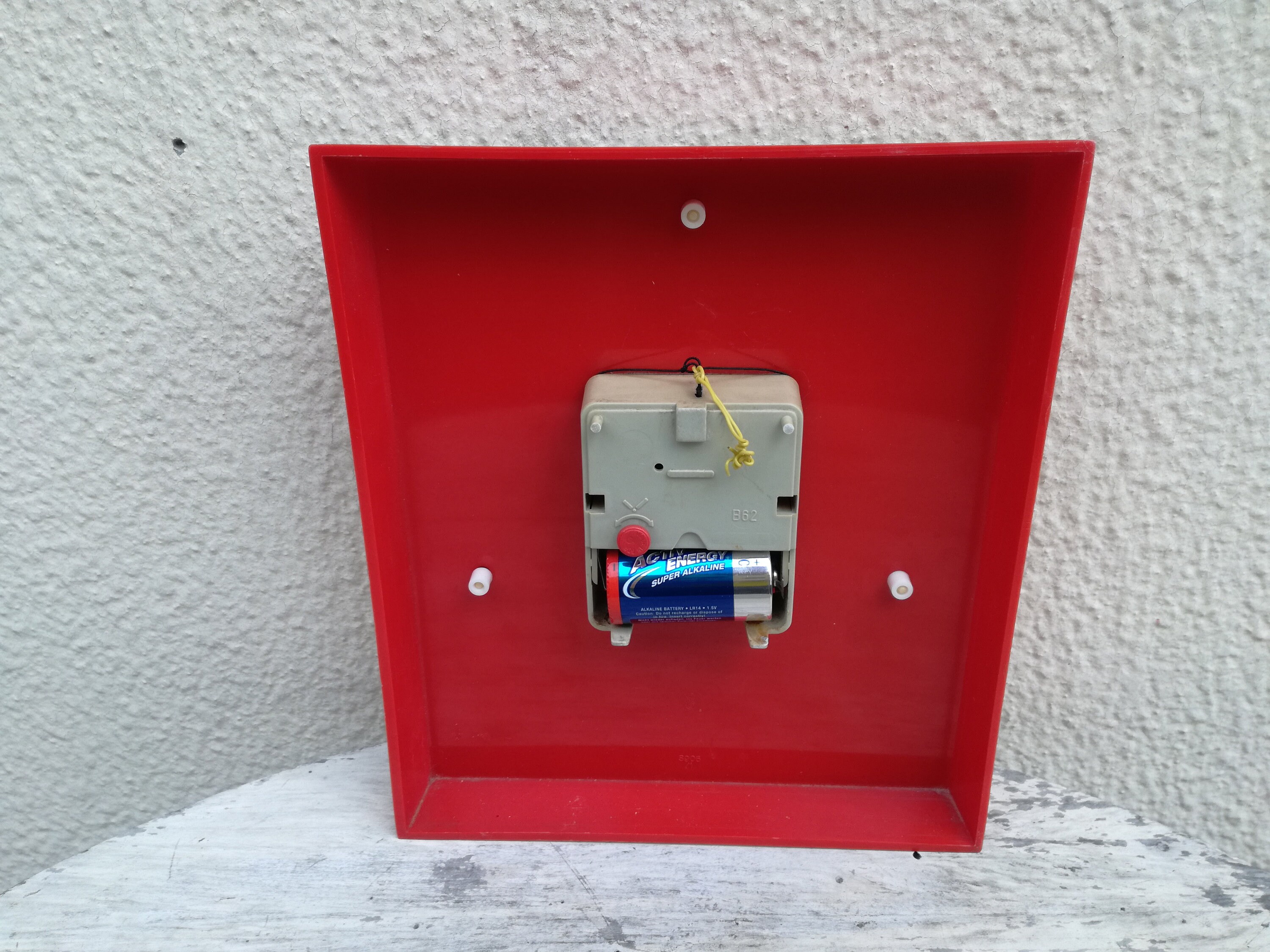 1960s Wall Clock Weimar Made in DDR / 60s Red Plastic Clock / - Etsy