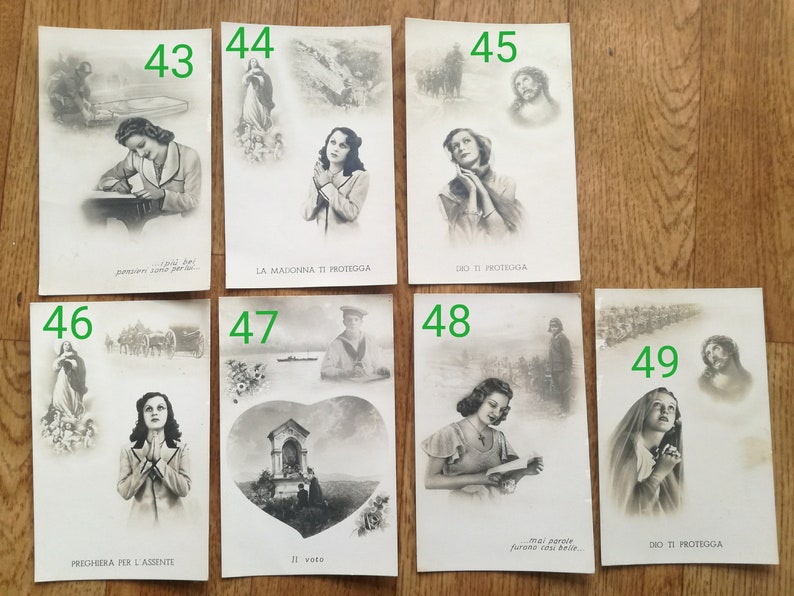 1940s Italy Postcards / WWII Military Postcards / WW2 - Etsy