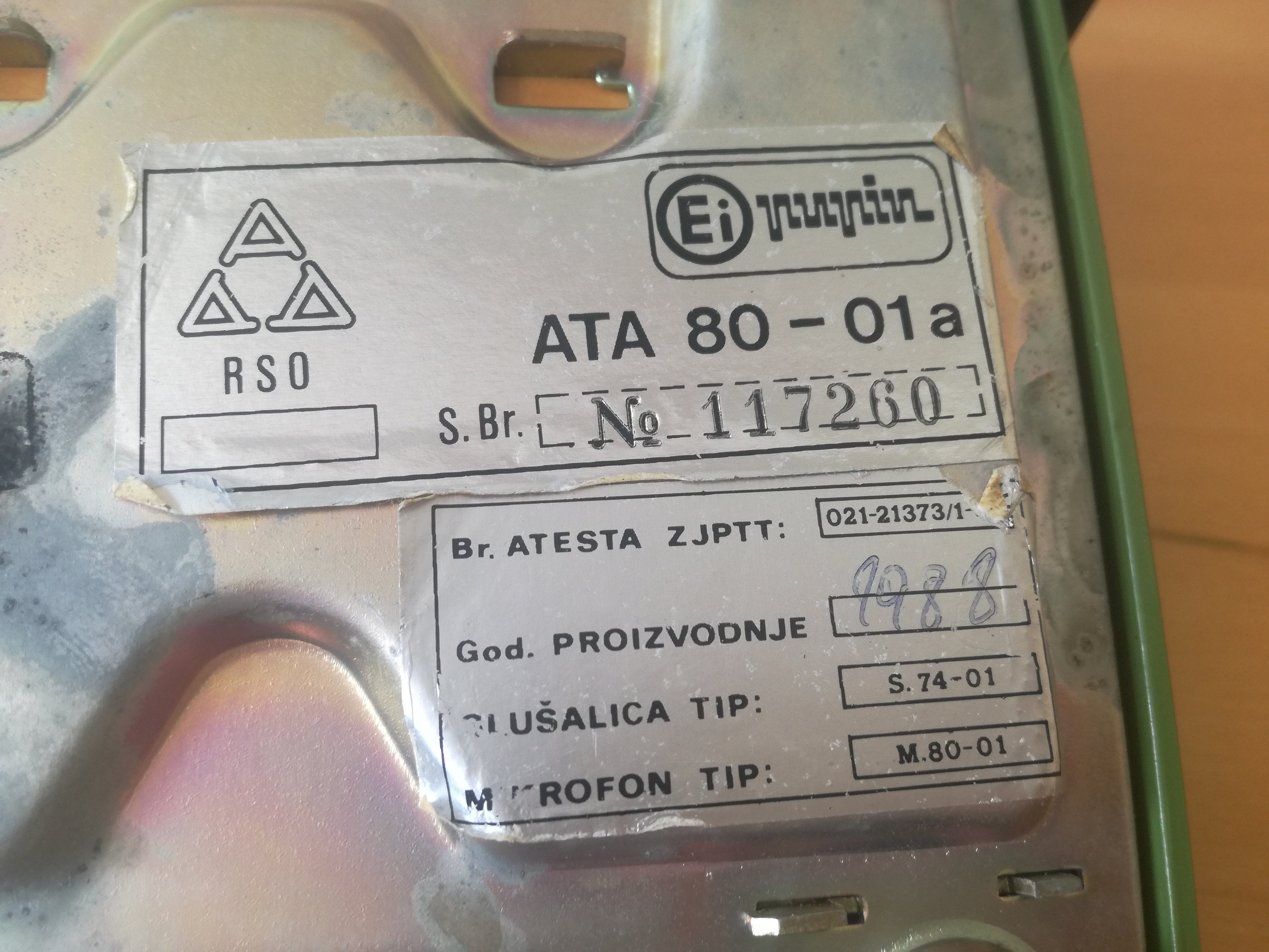 1980s Rotary Dial Telephone EI Niš ATA 80 / Vintage Green - Etsy UK