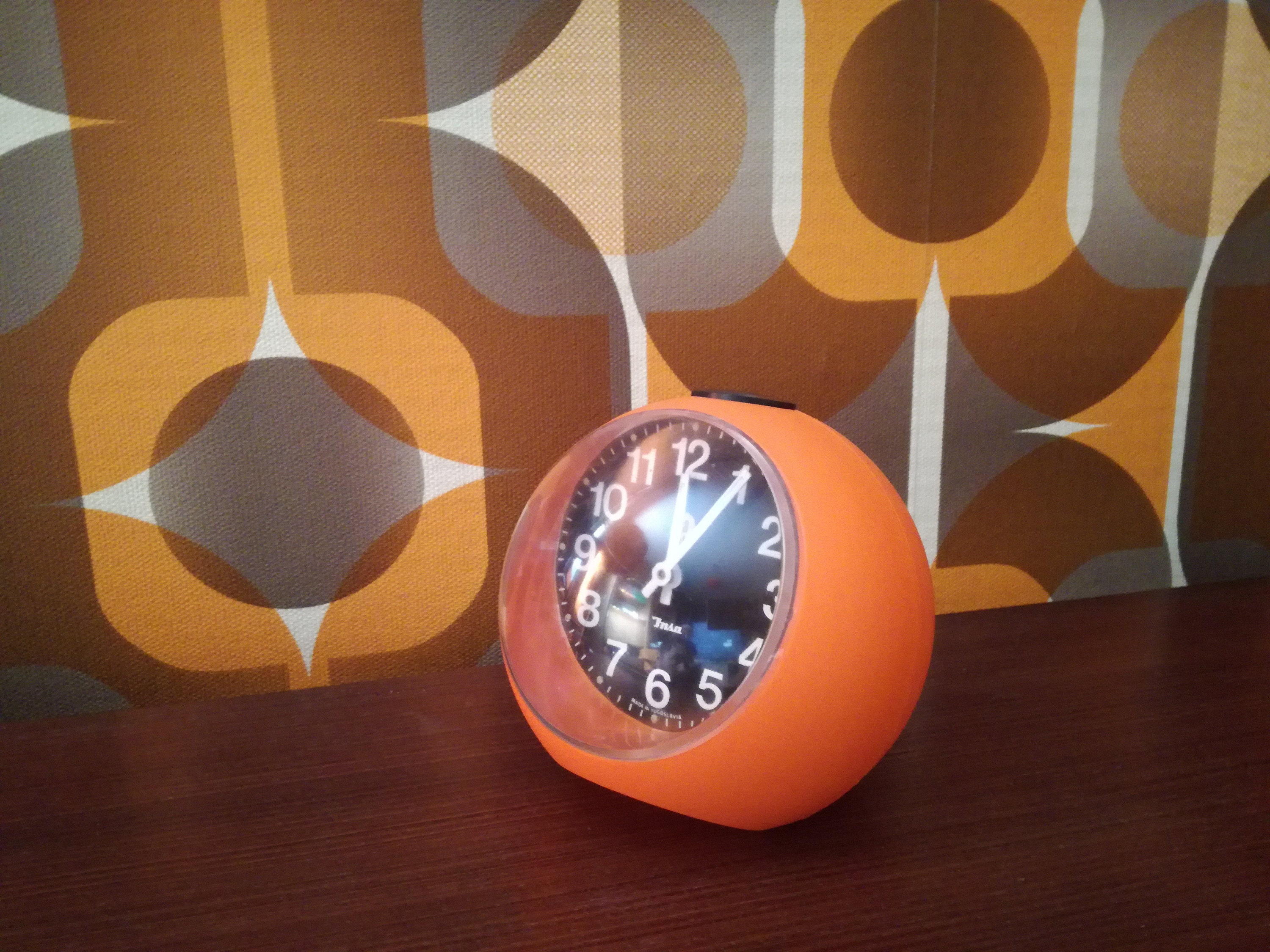 70s Bubble Clock, Made in Yugoslavia / Vintage Space Age Alarm Clock ...