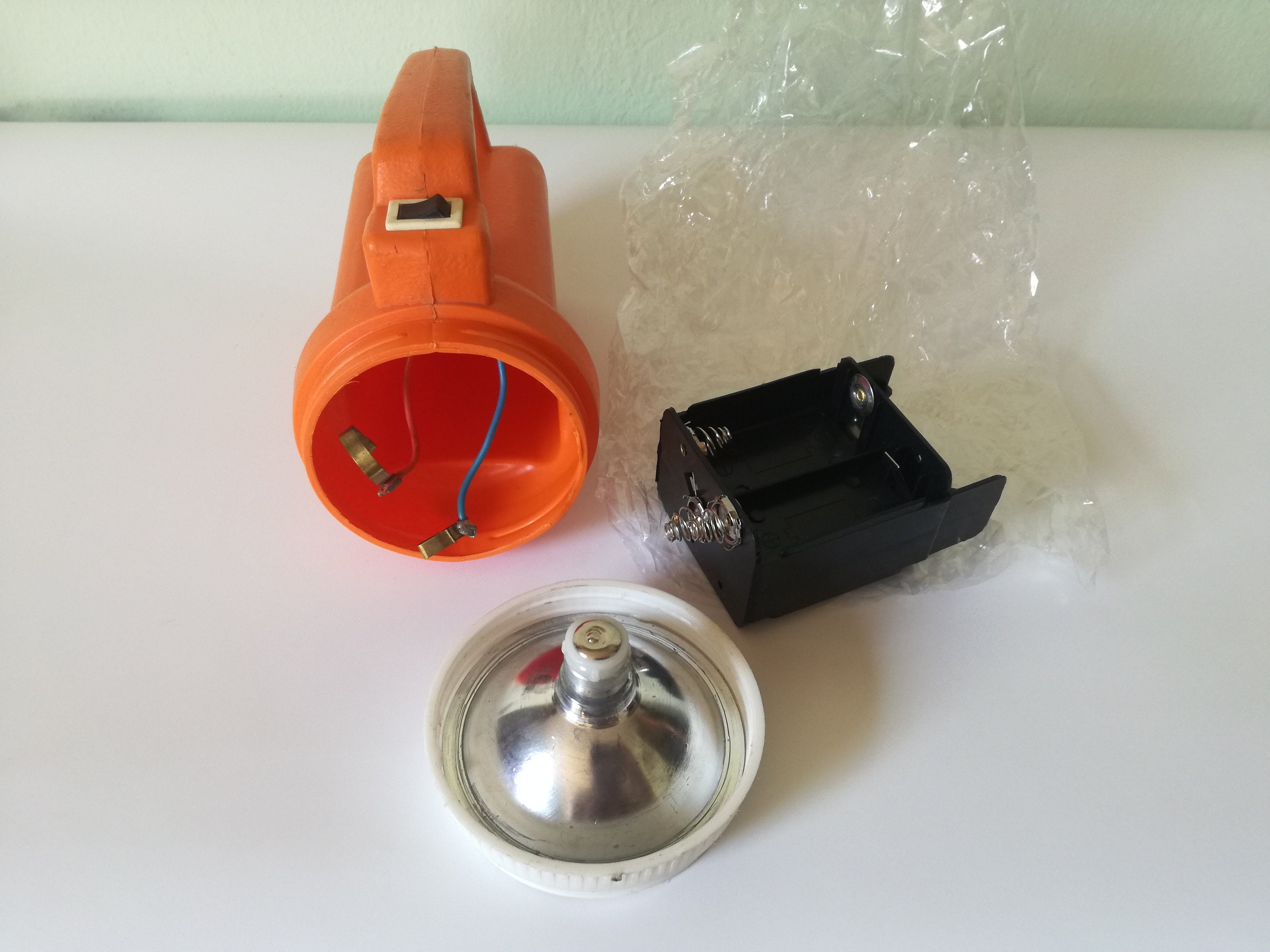 1970s Zmaj Iskra Yugoslavia Torch / 70s Hand Lamp / Vintage Plastic ...