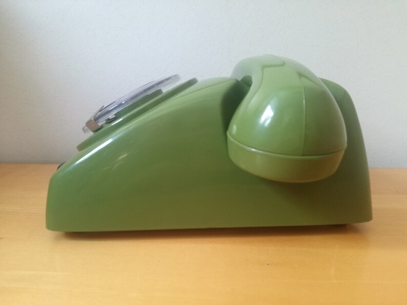 1980s Rotary Dial Telephone EI Niš ATA 80 / Vintage Green - Etsy