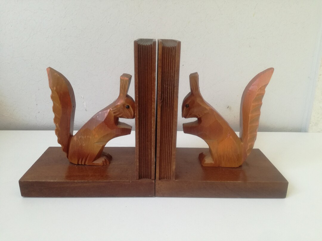 Vintage Book Stand / Wooden Book Shelf Holder / Vintage Home Library ...