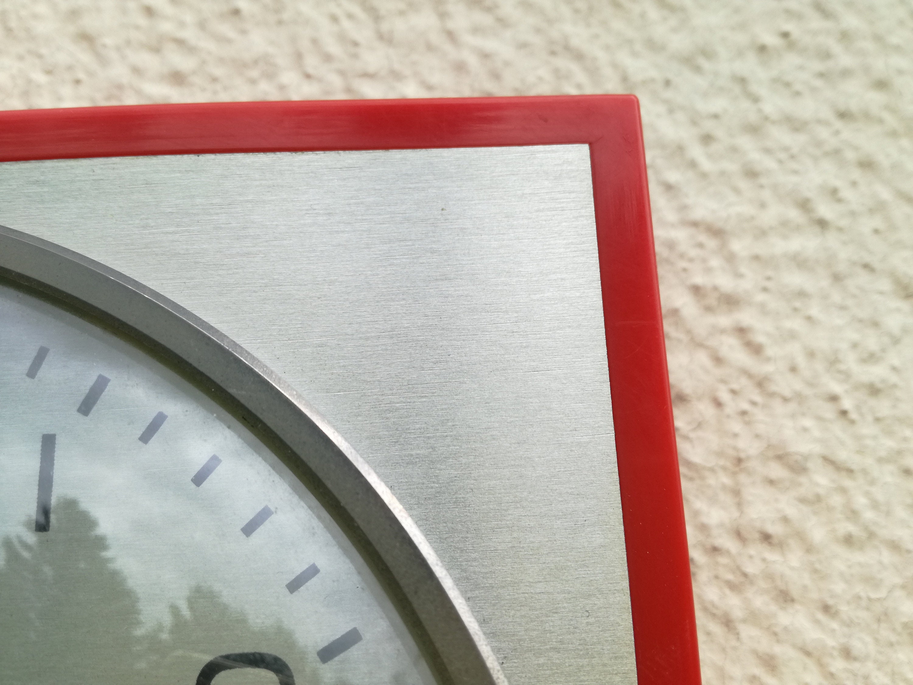 1960s Wall Clock Weimar Made in DDR / 60s Red Plastic Clock / - Etsy