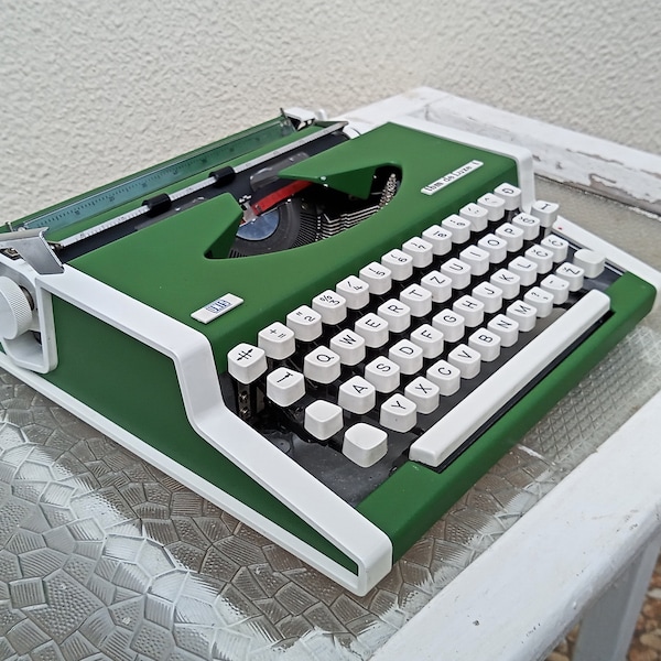 Green Typewriter - Etsy