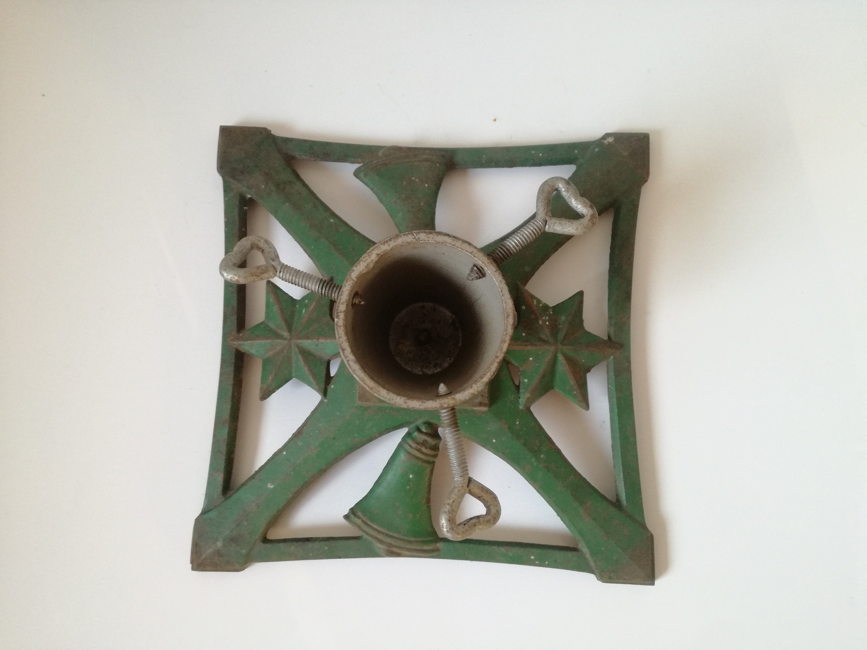 Vintage Christmas Tree Stand / 1960s Cast Iron Tree Stand / - Etsy