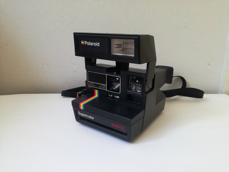 Polaroid 635 CL Supercolor Instant Camera / Vintage Polaroid 600 Camera ...