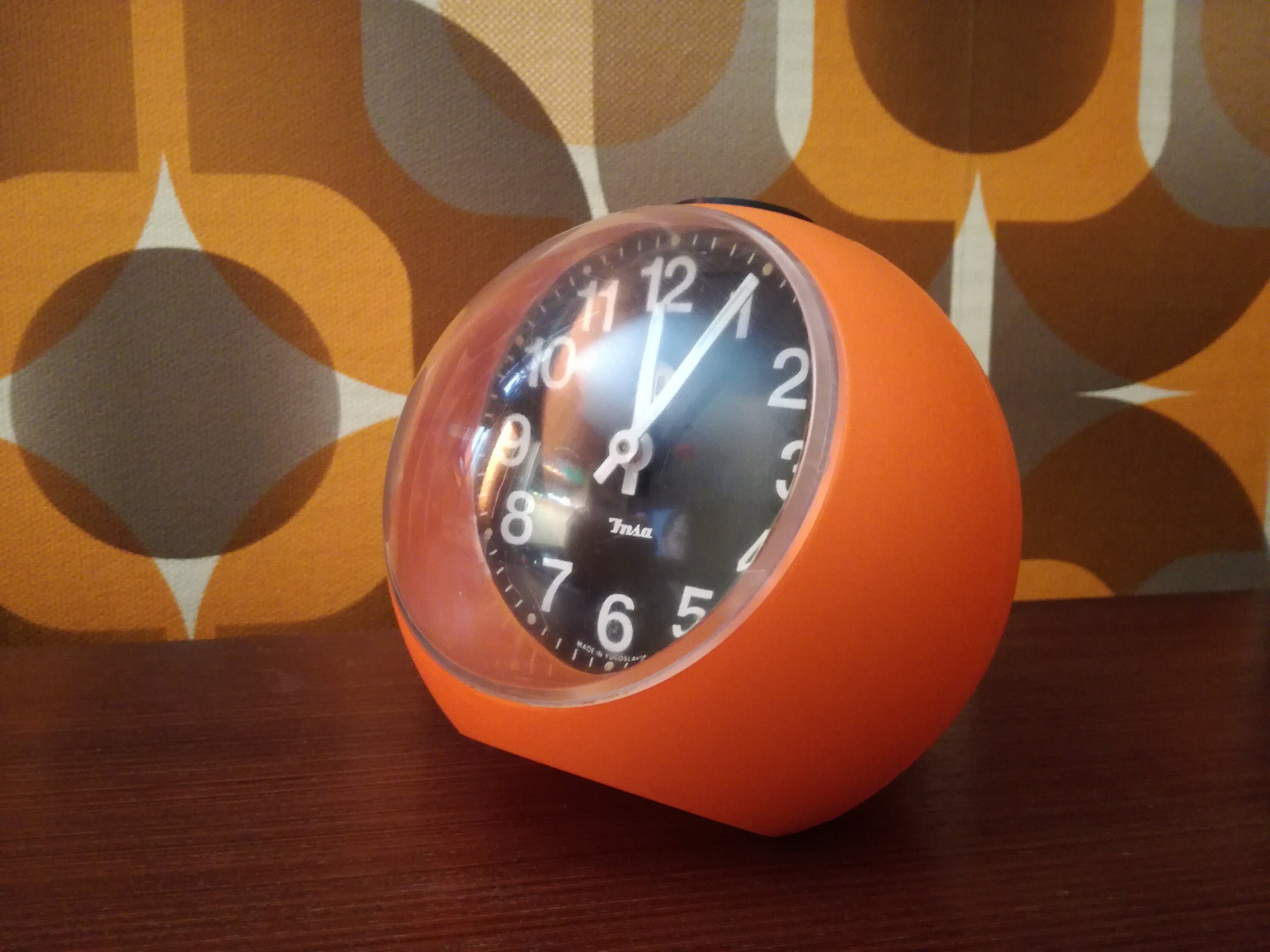 70s Bubble Clock, Made in Yugoslavia / Vintage Space Age Alarm Clock ...