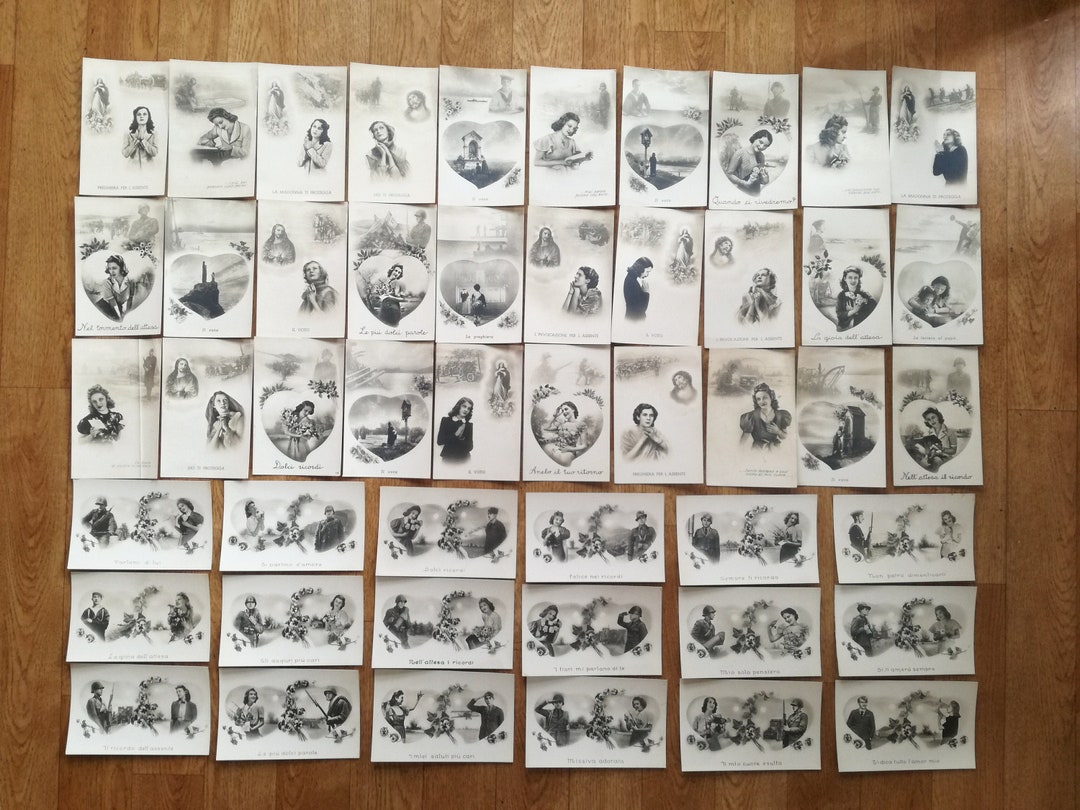 1940s Italy Postcards / WWII Military Postcards / WW2 Memorabilia - Etsy