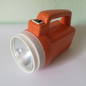 1970s Zmaj Iskra Yugoslavia Torch / 70s Hand Lamp / Vintage Plastic ...