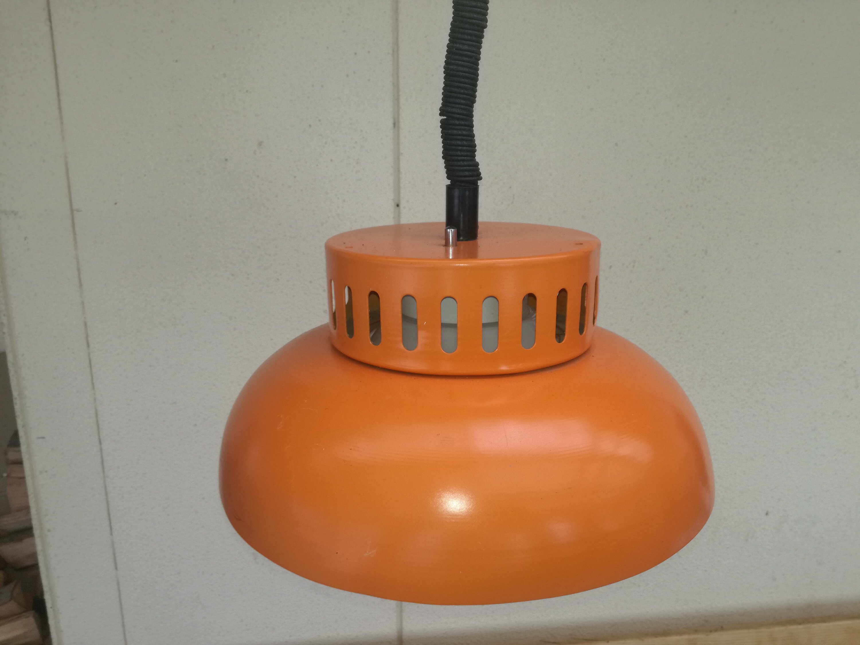1970s UFO Space Age Pendant Lamp, Sijaj Hrastnik, Made in Yugoslavia ...