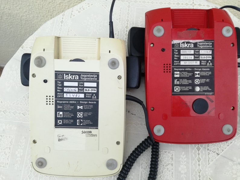 Iskra ETA 85 Telephone / Moma Vintage Iskra Telephone "fittipaldi ...