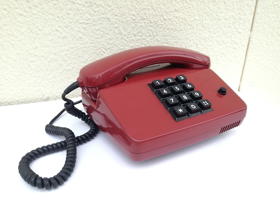 Old Red Telephone