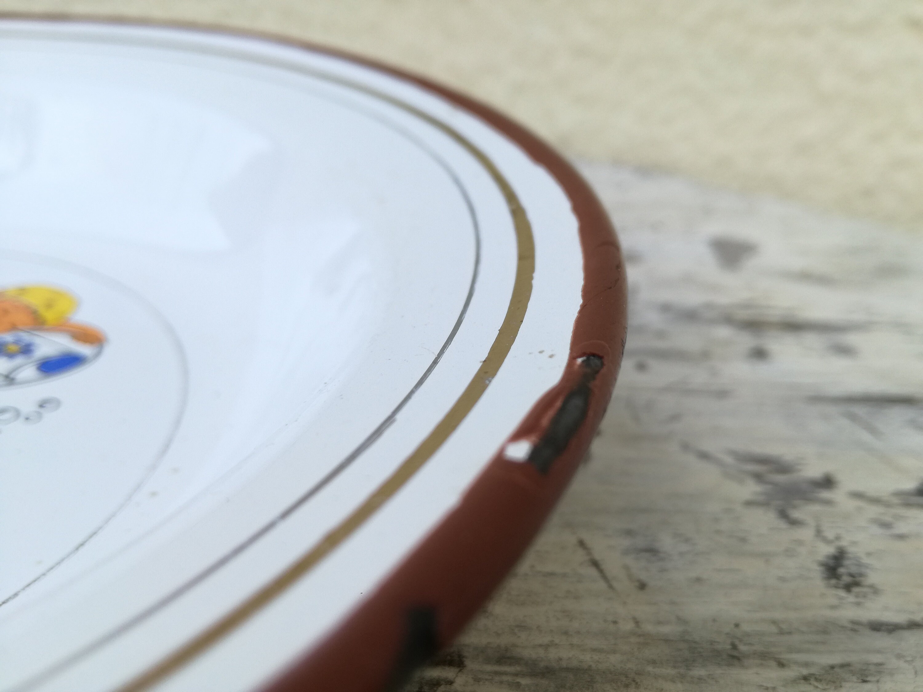 Vintage Kids Enameled Plate / 1960s Enamel Plate / 60s Rustic - Etsy