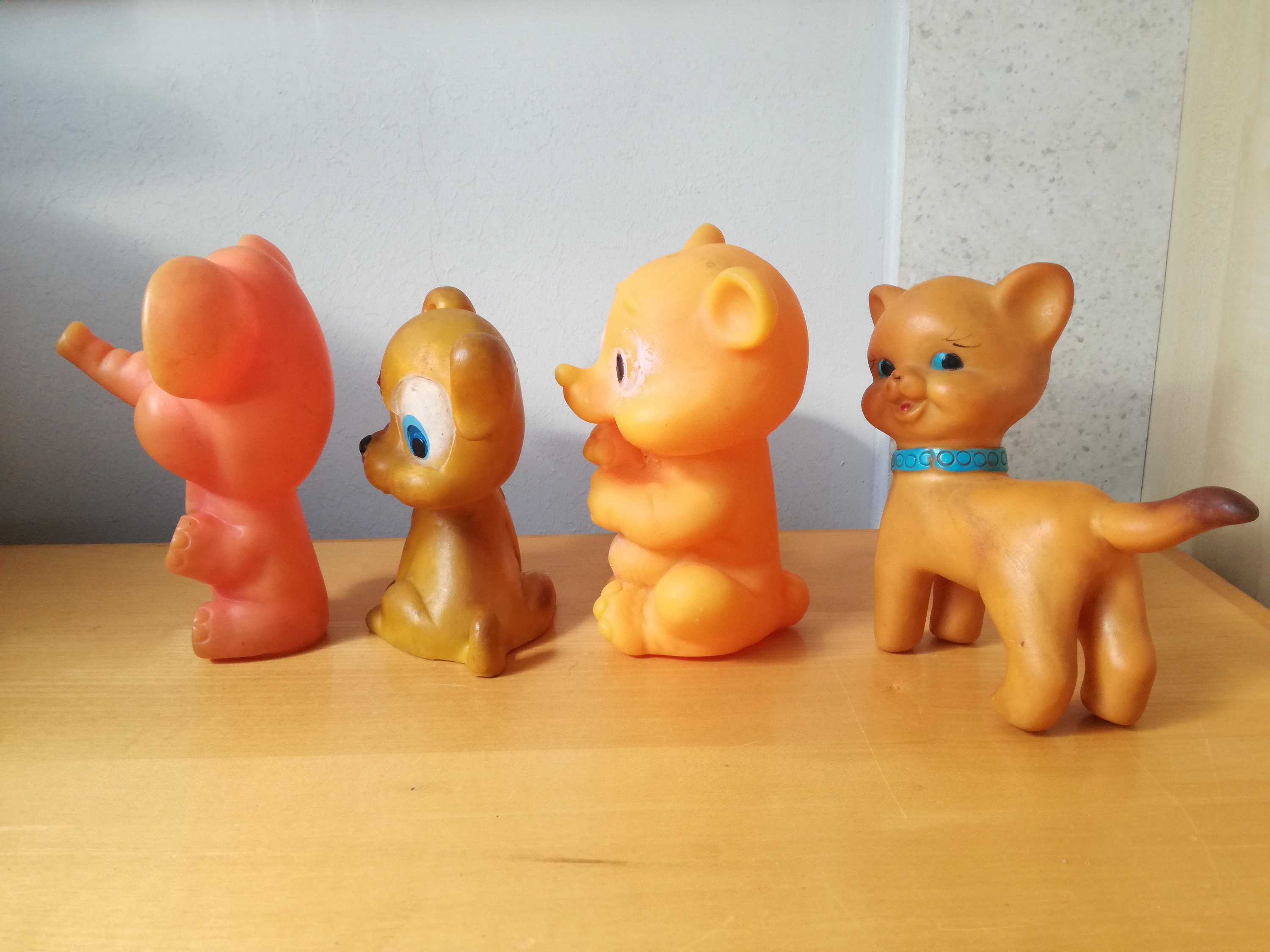 Vintage Rubber Toys / 1970s Collectable Toys / Retro Rubber - Etsy