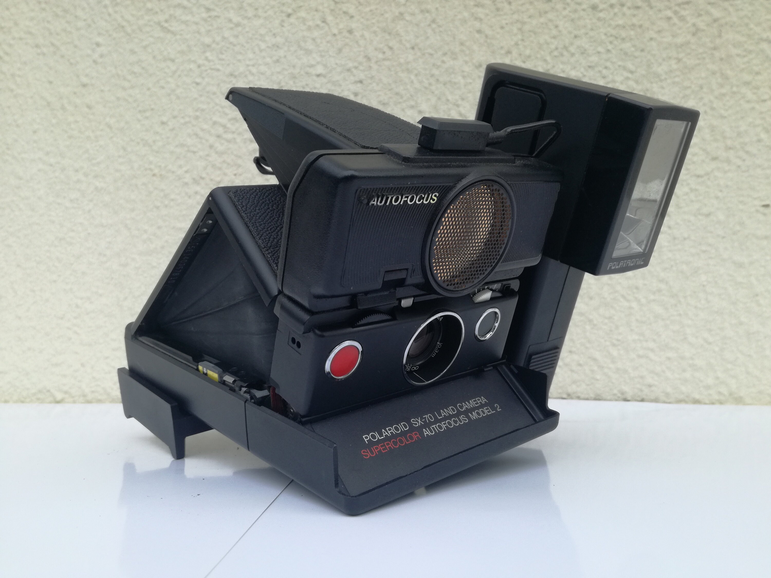 Polaroid SX70 Land Camera Supercolor Autofocus Model 2 / 1970s Polaroid ...
