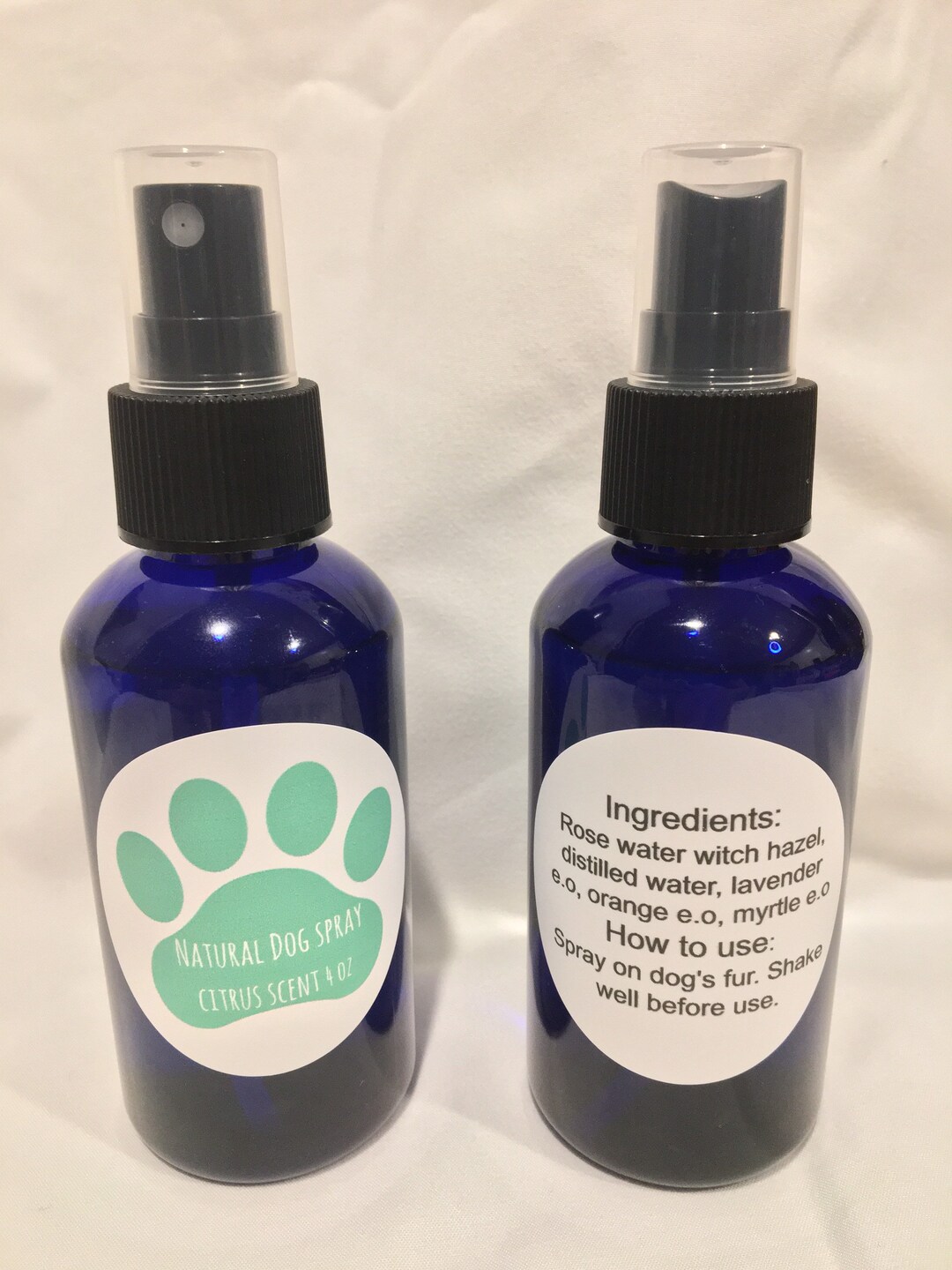 Natural Dog Spray, Diluted Essential Oil Spray for Dogs, Deodorize for ...