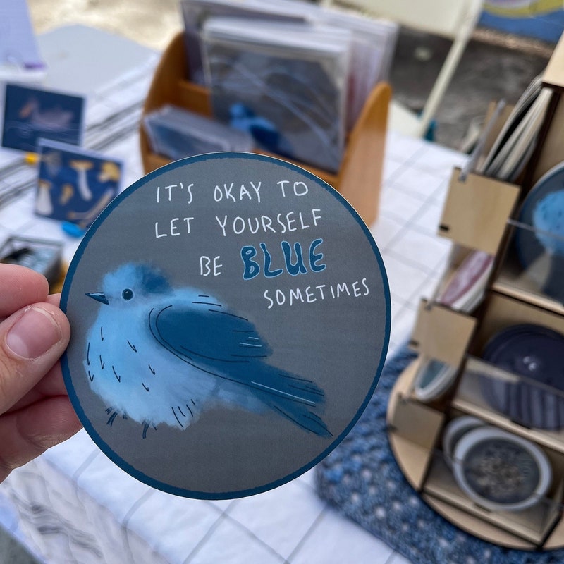 Bluebird Stickers - Etsy