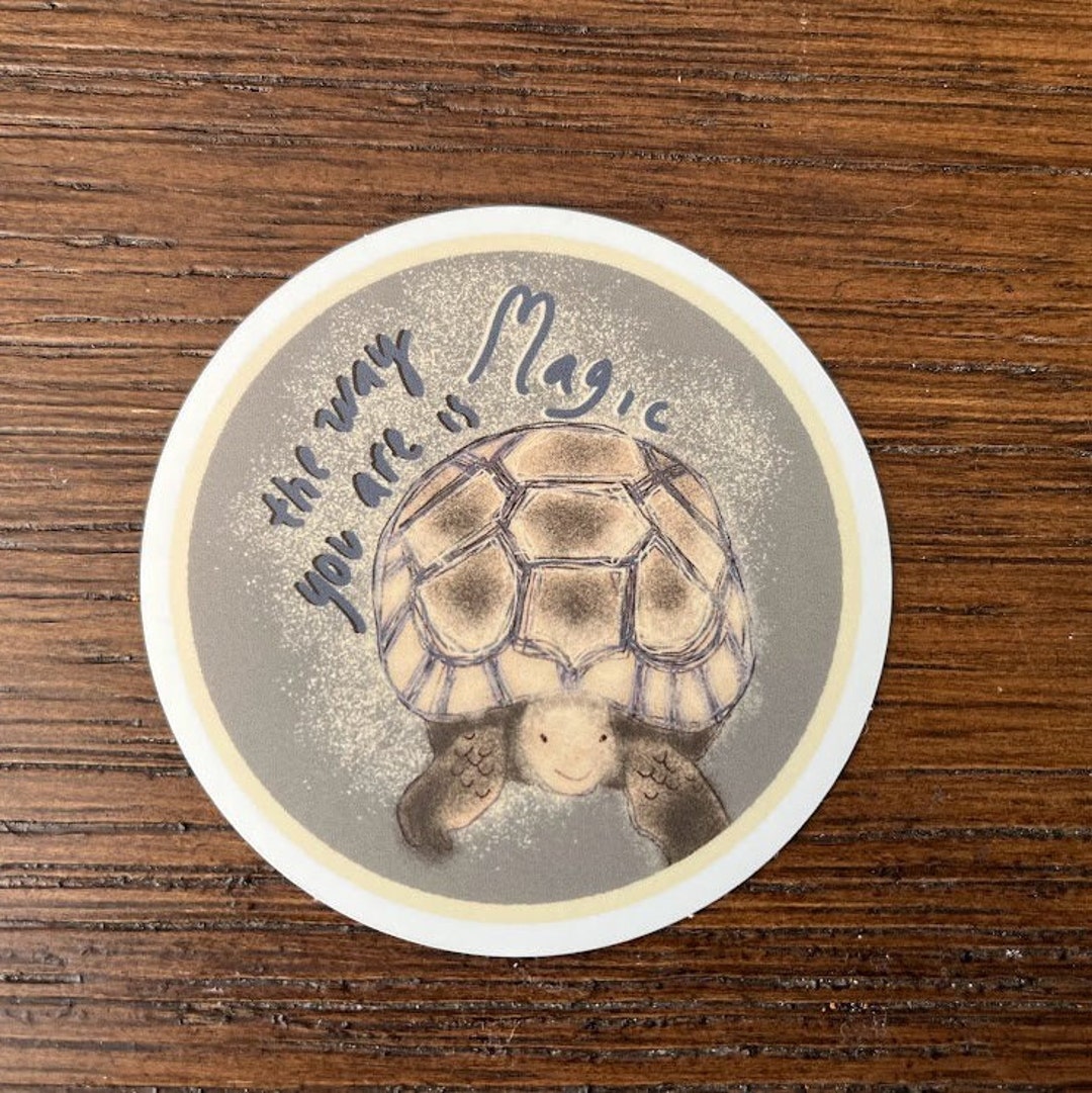 Magic Tortoise Sticker - Etsy