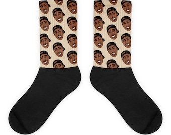 Tupac Socks - Etsy