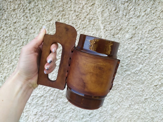 Vintage Large Ceramic Cup Folklore Cup Vintage Genuine | Etsy