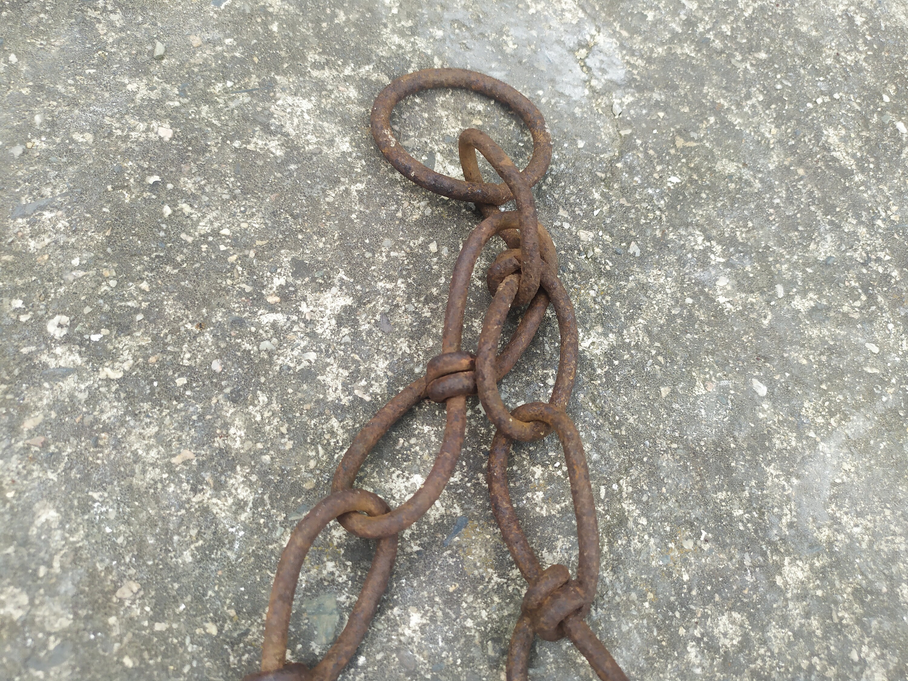Vintage Chain Old Rusty Chain Rural Animal Chain Rustic and - Etsy UK