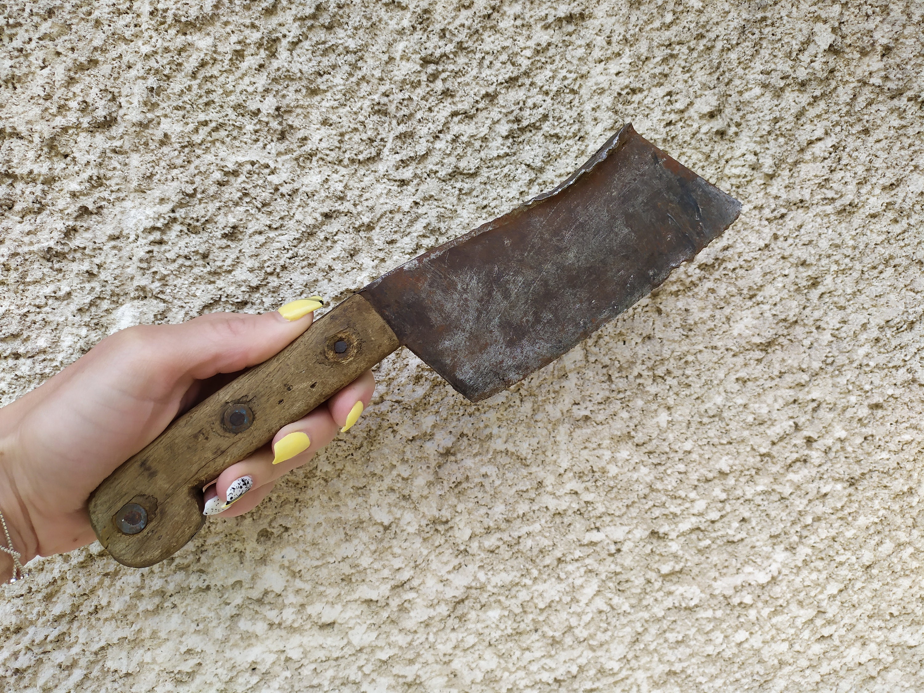 Vintage Cleaver Old Cleaver Meat Cutting Knife - Etsy