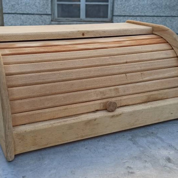Wooden Bread Box - Etsy
